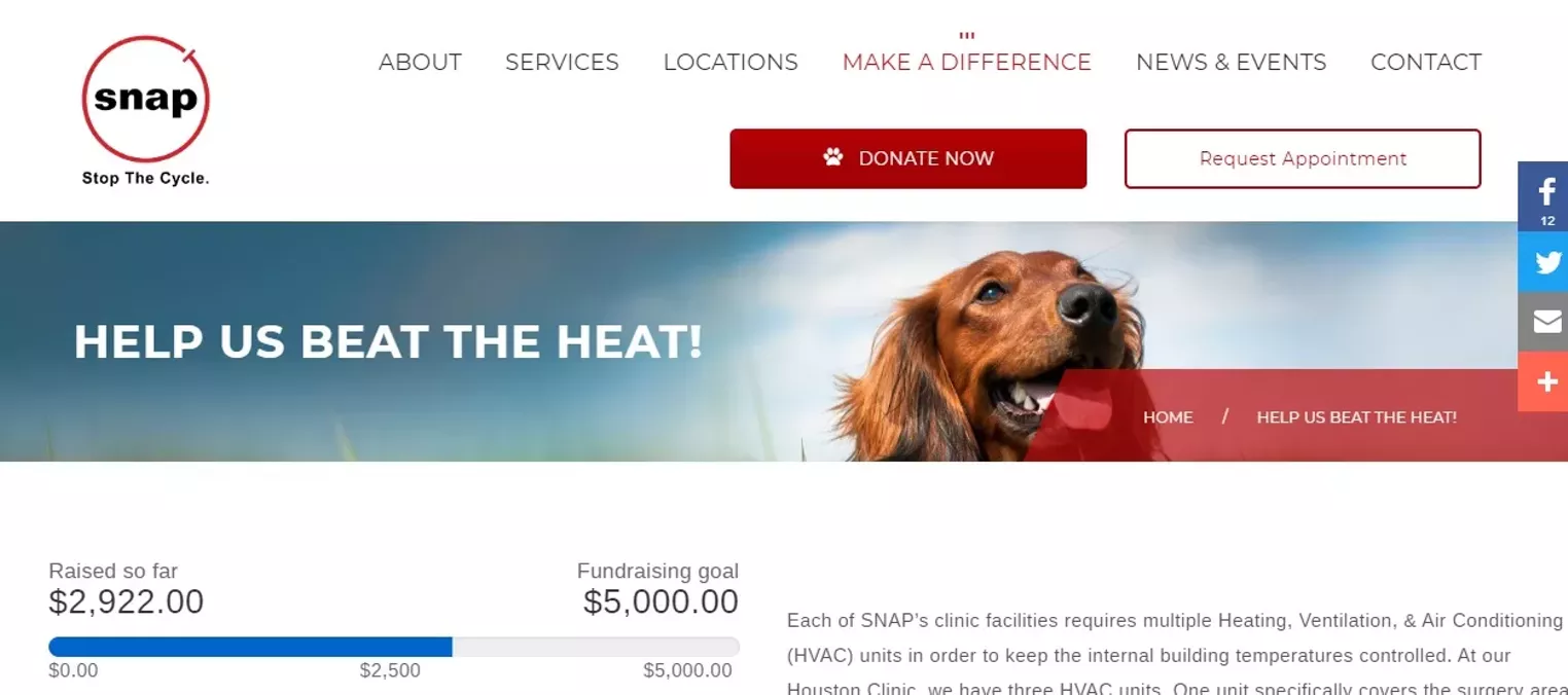 SNAP Fundraising for New HVAC | Houston Press
